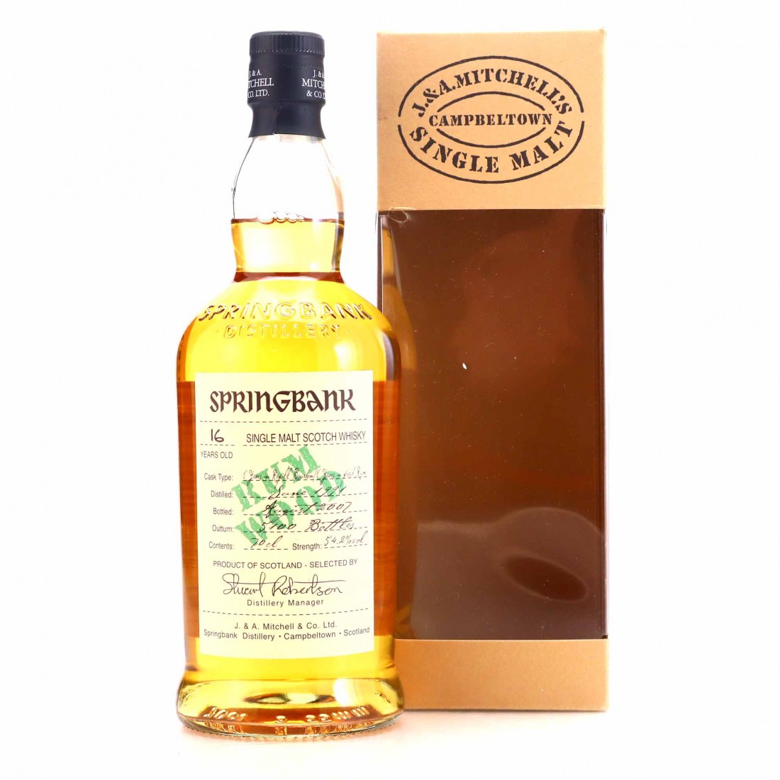 Springbank 1991 Rum Wood 16 Year Old | Whisky Auctioneer