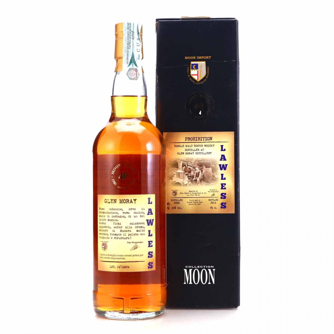 Glen Moray 2008 Moon Import / Lawless | Whisky Auctioneer