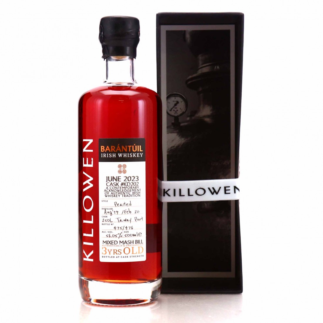 Killowen 3 Year Old Barantuil Irish Whiskey 50cl | Whisky Auctioneer
