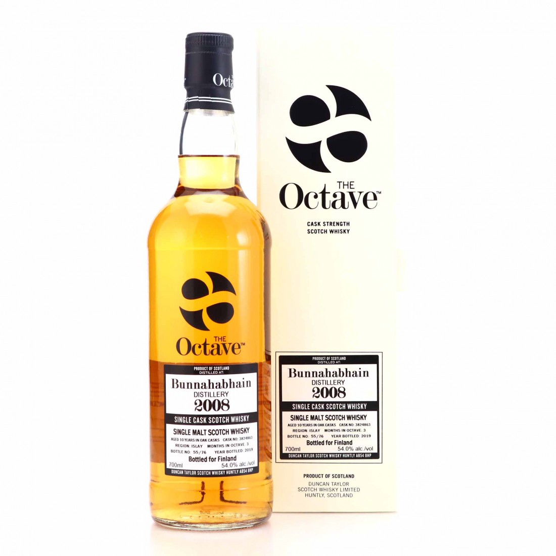 Bunnahabhain 2008 Duncan Taylor 10 Year Old The Octave | Whisky Auctioneer