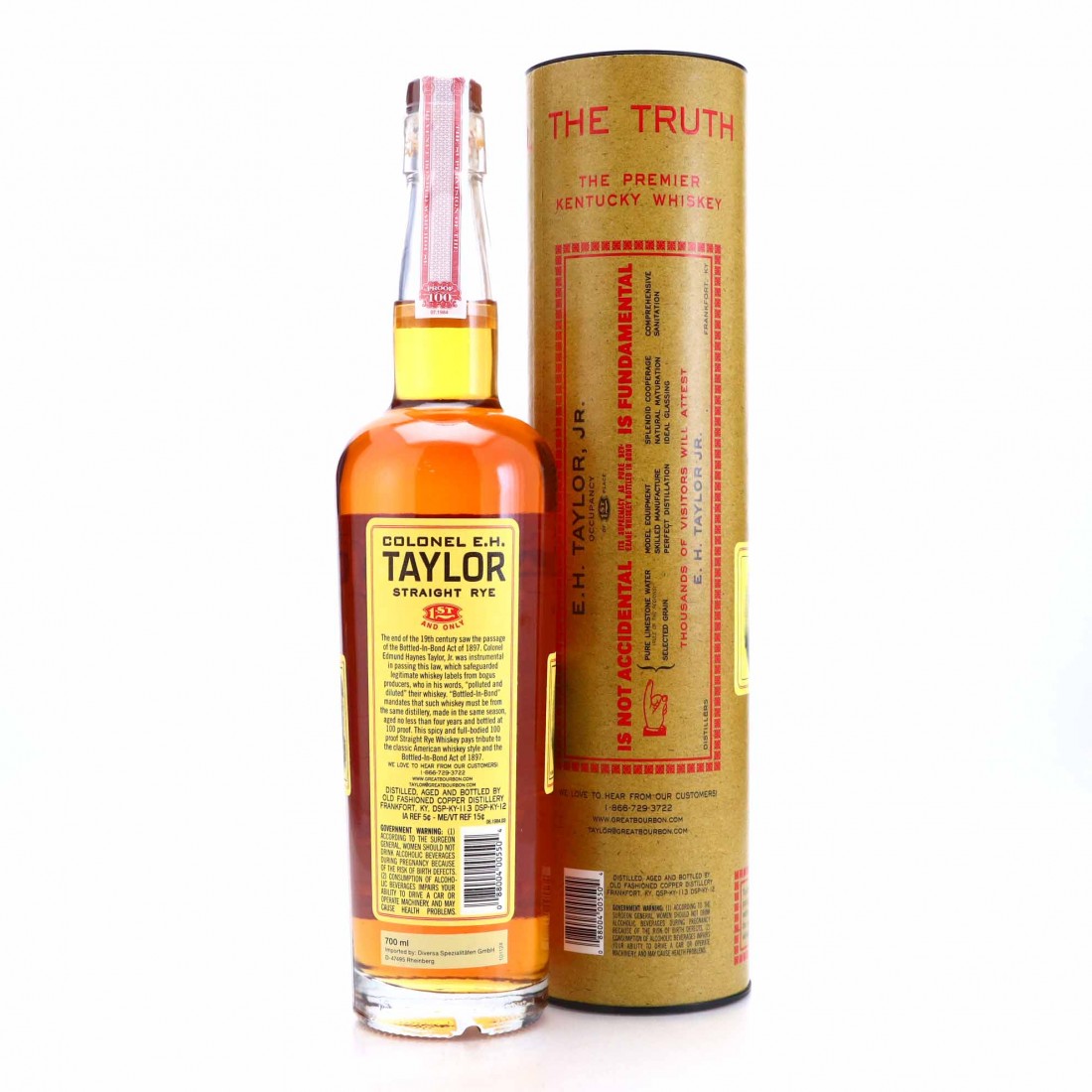 Colonel E.H. Taylor Straight Rye 2019 | Whisky Auctioneer