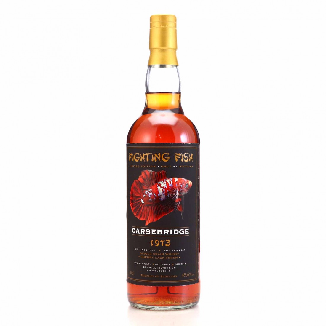 Carsebridge 1973 Fighting Fish | Whisky Auctioneer