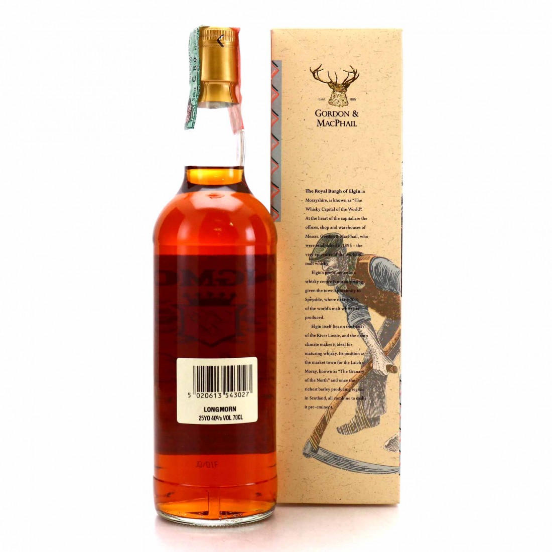 Longmorn 25 Year Old Gordon and MacPhail | Whisky Auctioneer
