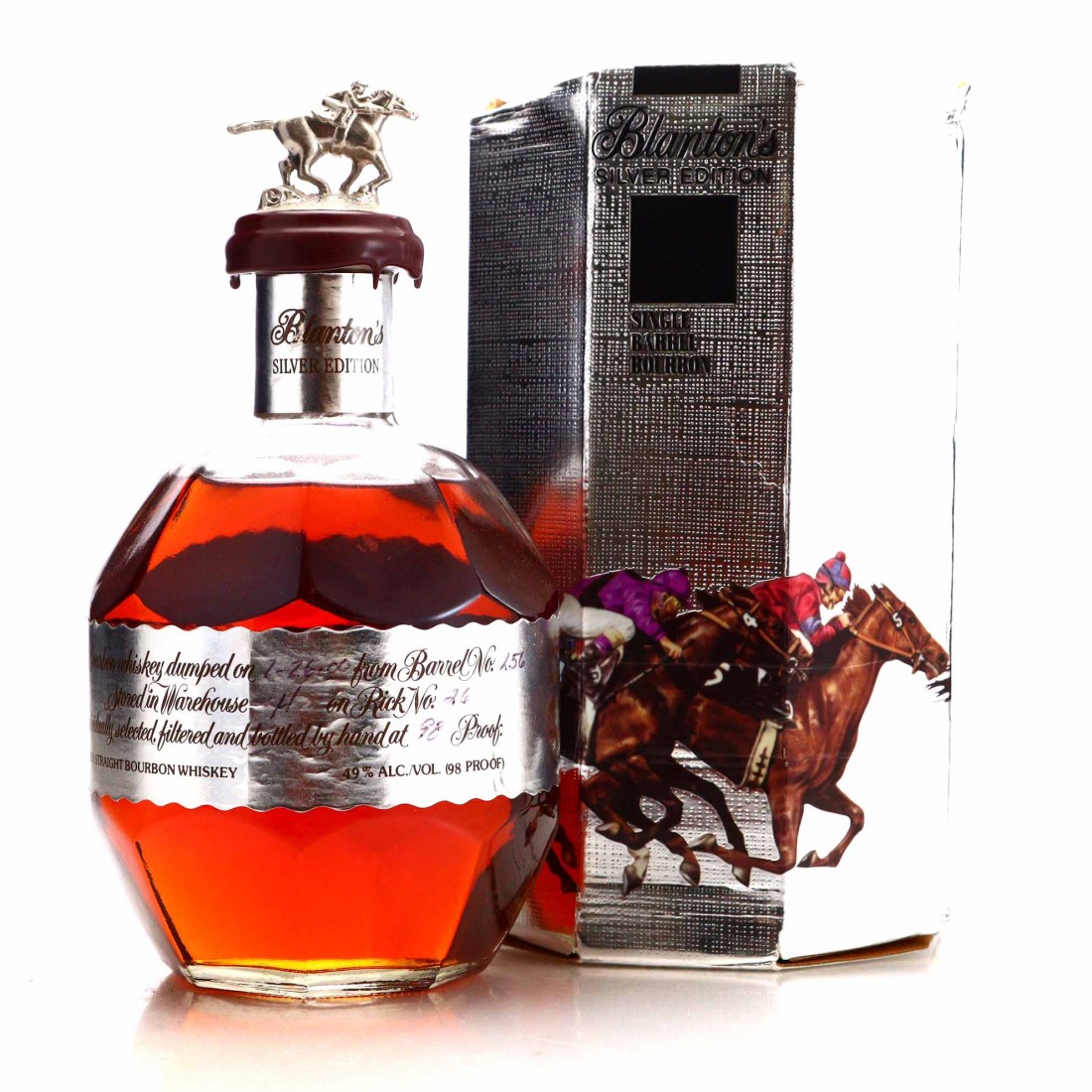 Blanton's Single Barrel Silver Edition dumped 2000 | Whisky Auctioneer