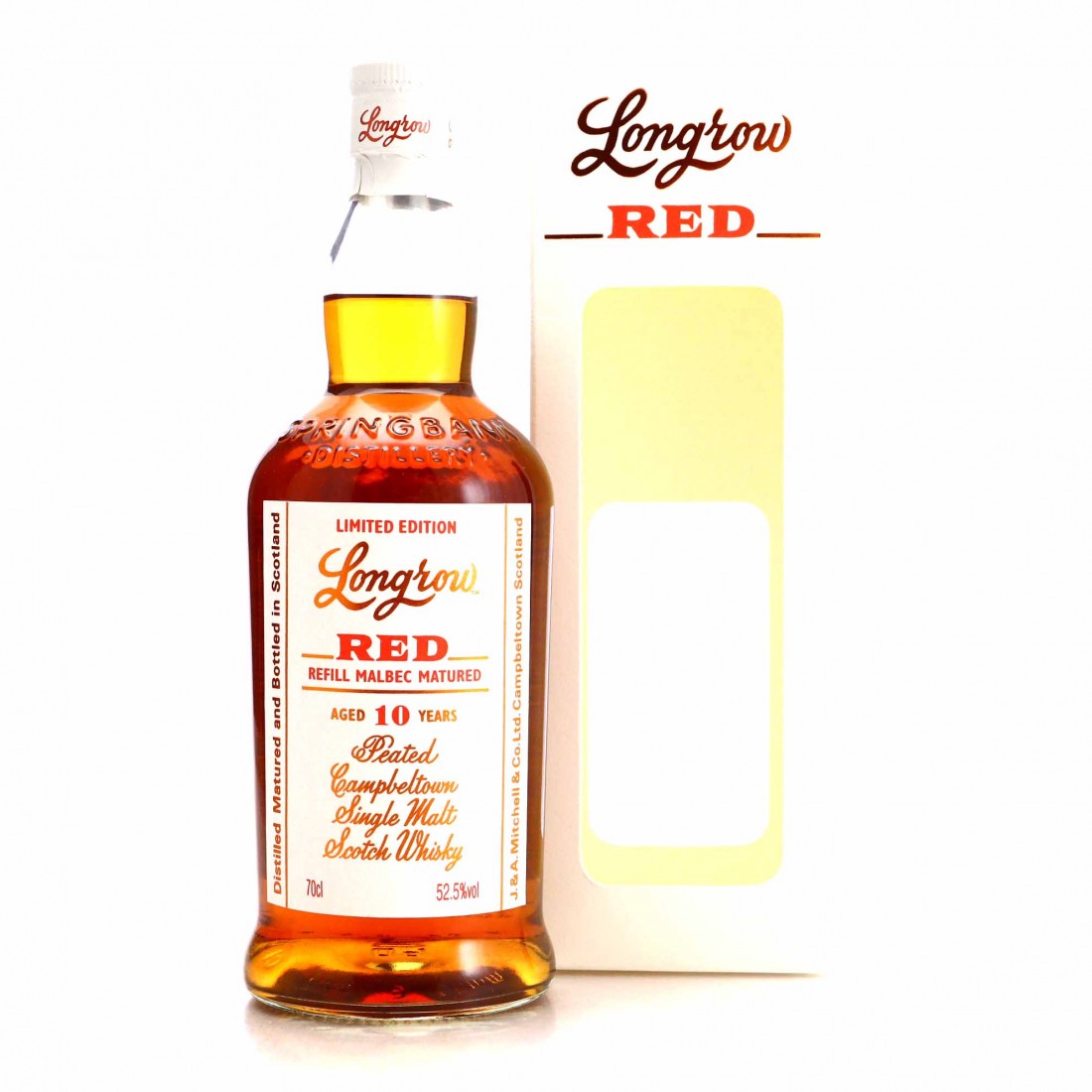 Longrow Red 10 Year Old Refill Malbec | Whisky Auctioneer