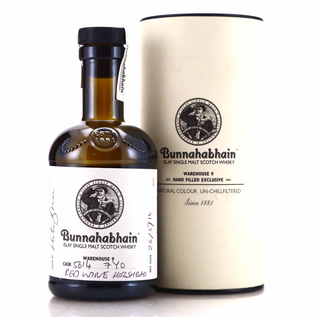 Bunnahabhain 7 Year Old Hand Filled #5614 20cl / Red Wine Hogshead ...