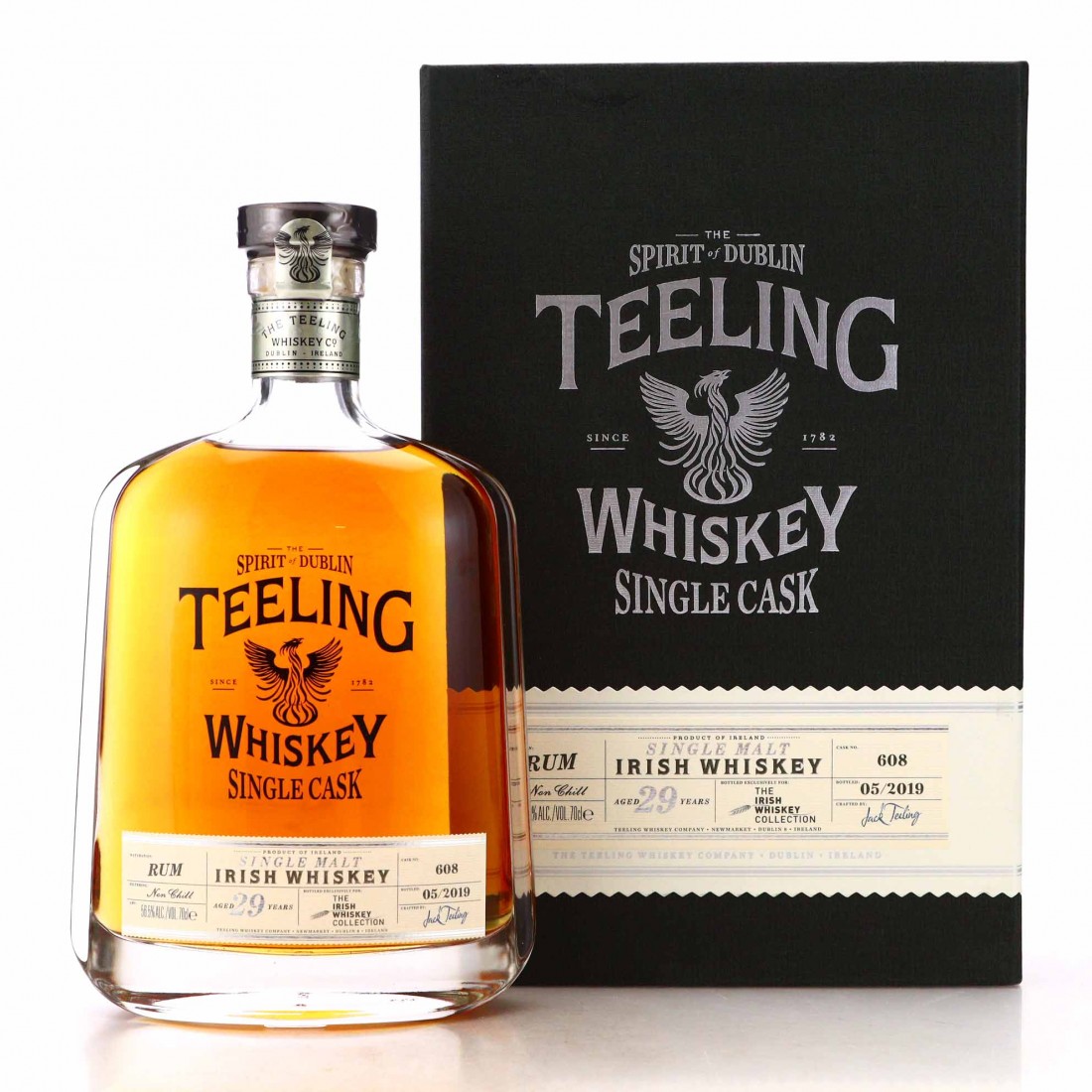 Teeling Whiskey 29 Year Old Single Rum Cask #608 / Irish Whiskey ...