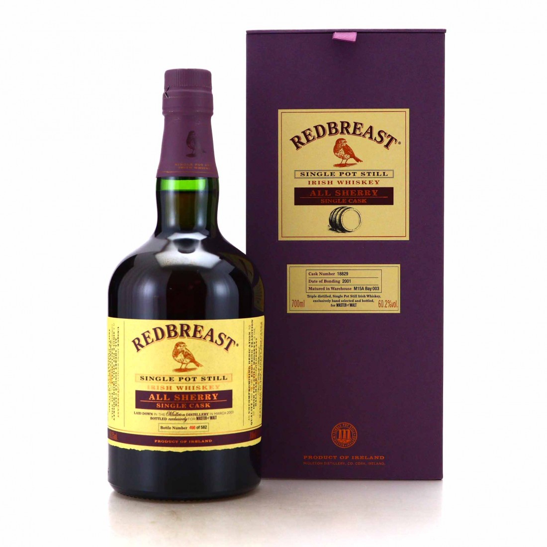Redbreast 2001 All Sherry Single Cask #18829 / Master of Malt | Whisky ...