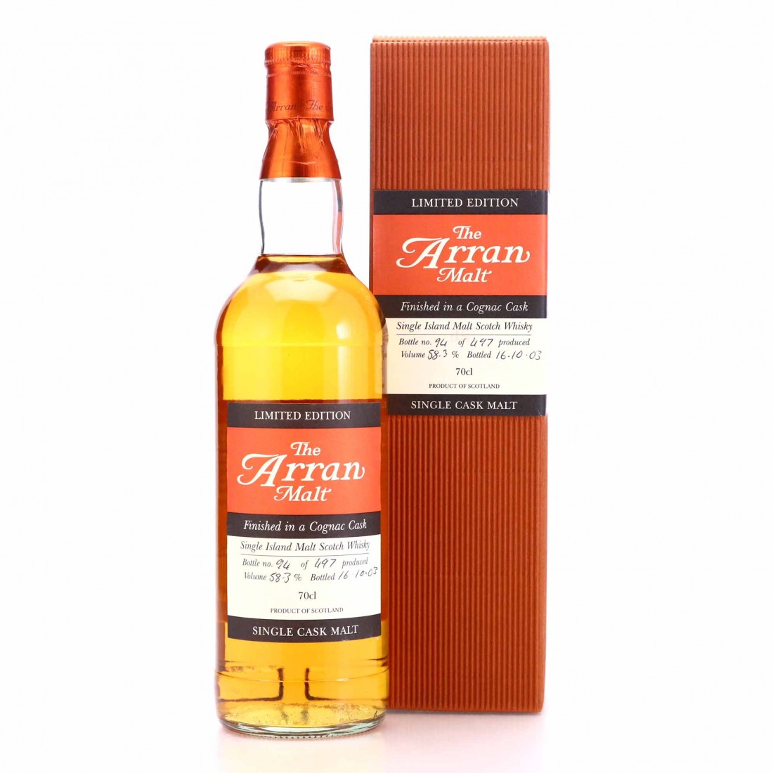 Arran Single Cognac Cask Finish | Whisky Auctioneer