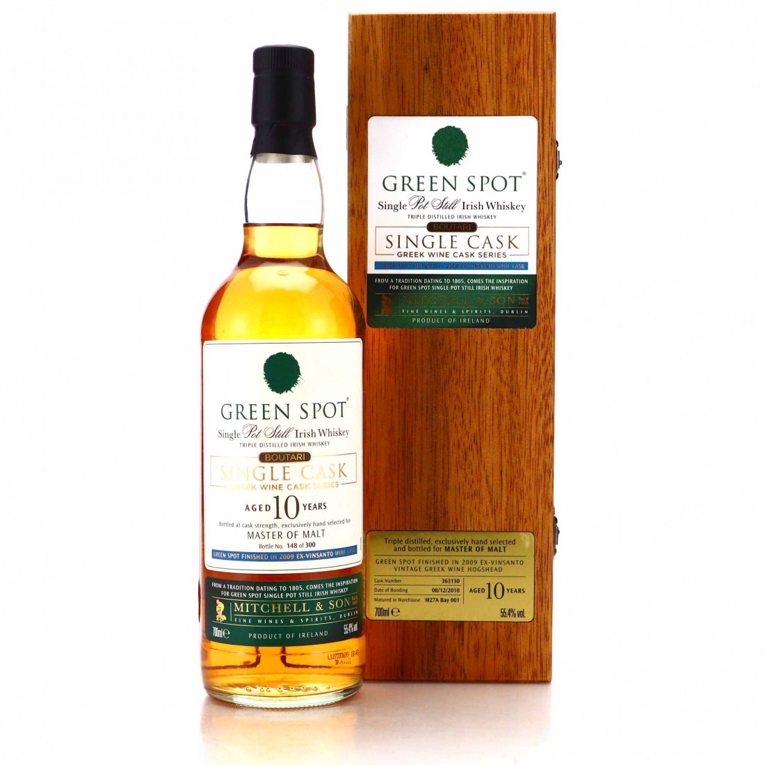 Green Spot 10 Year Old Single Greek Wine Cask Finish #363130 / Master ...