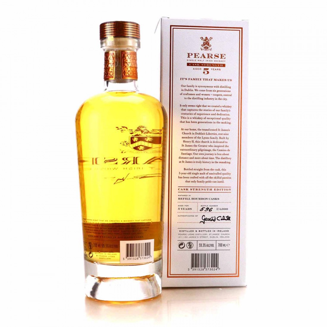 Pearse 5 Year Old Cask Strength | Whisky Auctioneer