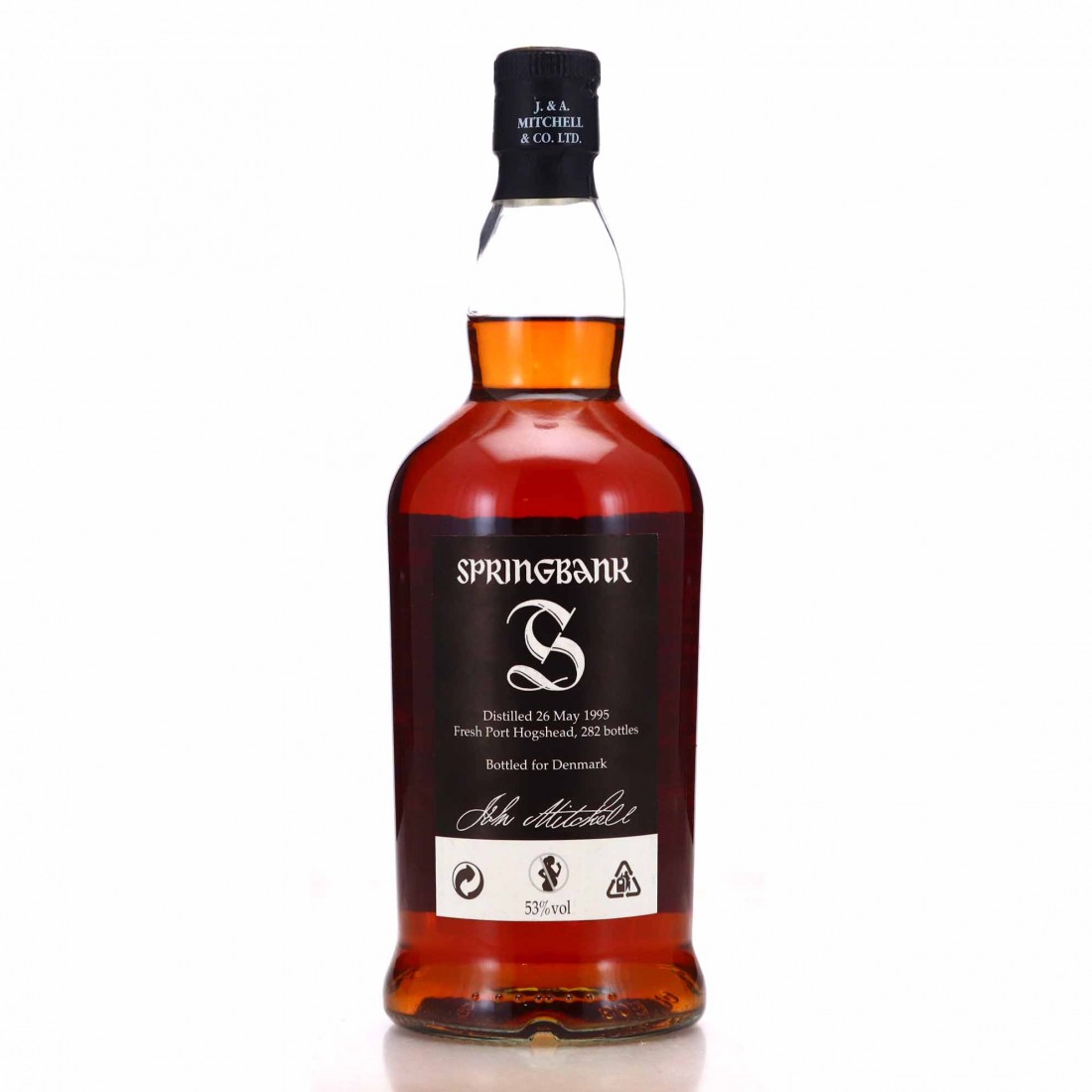 Springbank 1995 Single Port Cask 16 Year Old / Denmark | Whisky Auctioneer