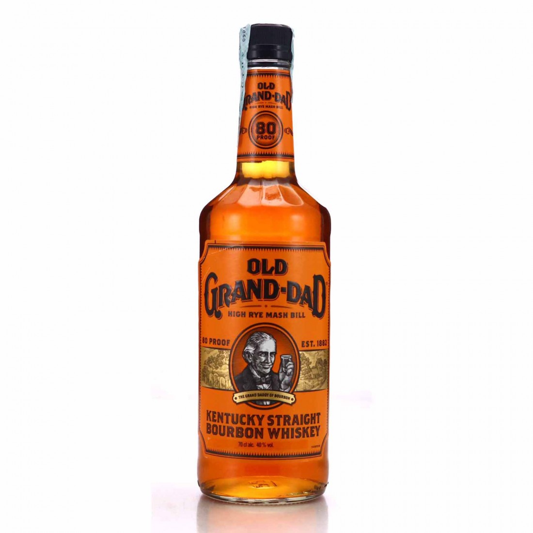Old Grand-Dad Kentucky Straight Bourbon 80 Proof 70cl | Whisky Auctioneer