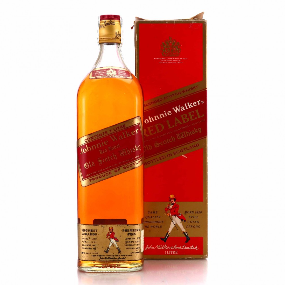 Johnnie Walker Red Label 1 Litre 1980s | Whisky Auctioneer
