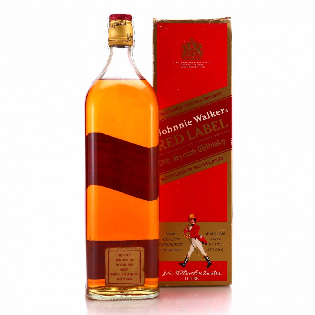 Johnnie Walker Red Label 1 Litre 1980s | Whisky Auctioneer