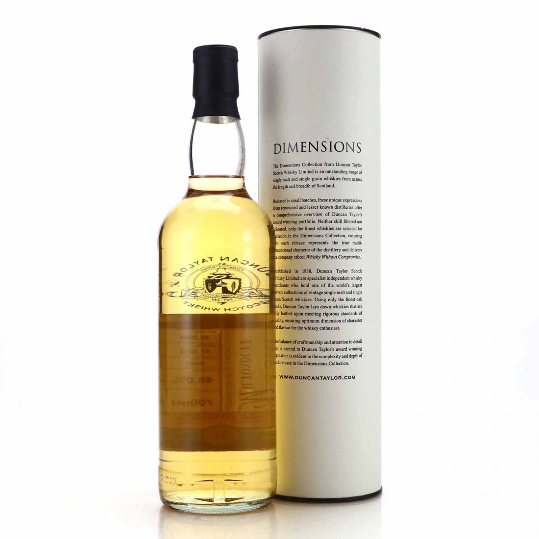 Miltonduff 2008 Duncan Taylor 6 Year Old Dimensions | Whisky Auctioneer