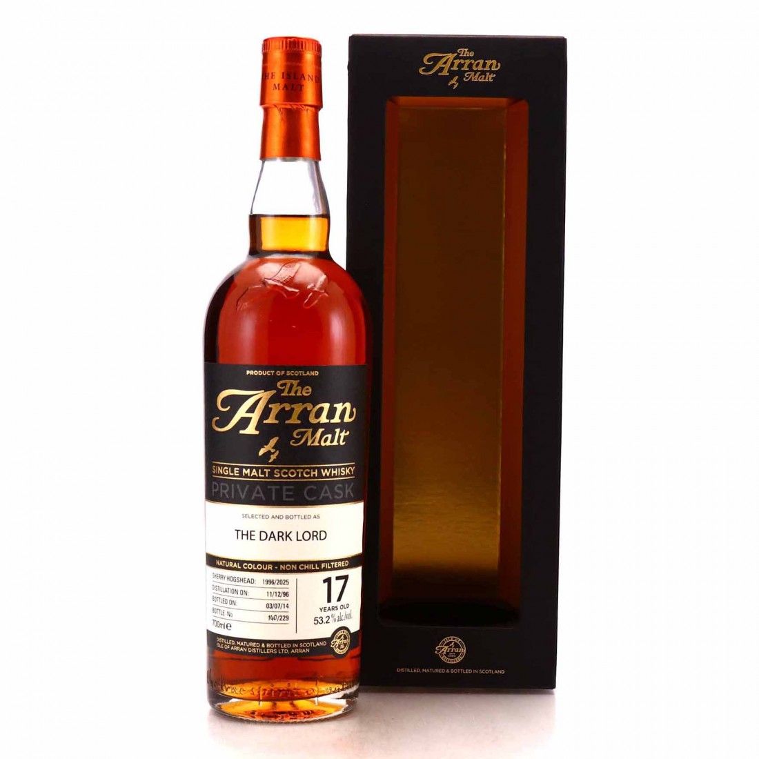 Arran 1996 Single Sherry Cask 17 Year Old #2025 / The Dark Lord | Whisky Auctioneer