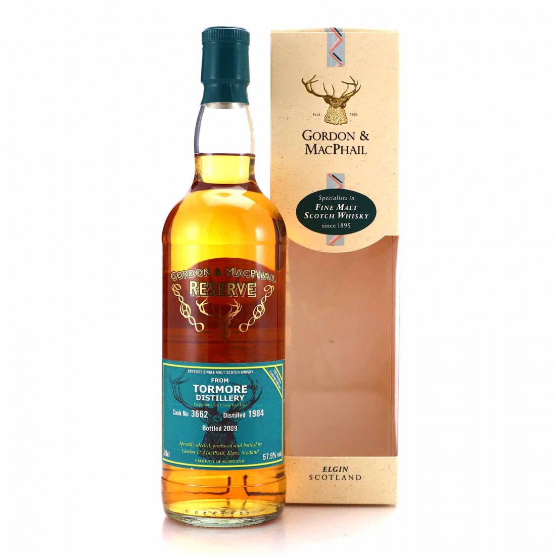 Tormore 1984 Gordon and MacPhail Reserve / Swedish Whisky Club | Whisky ...