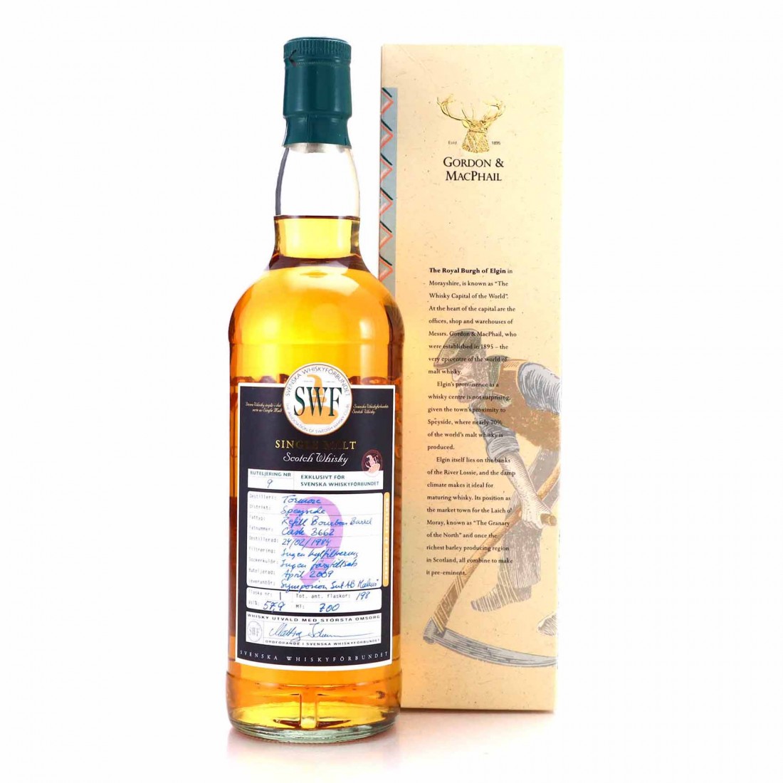 Tormore 1984 Gordon and MacPhail Reserve / Swedish Whisky Club | Whisky ...