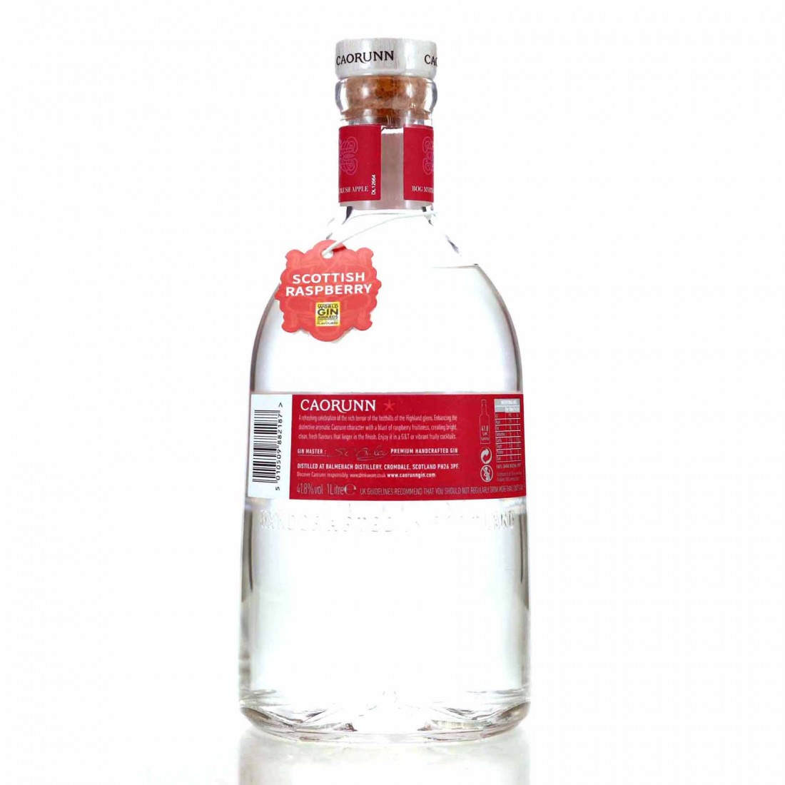 Caorunn Scottish Raspberry Gin 1 Litre | Whisky Auctioneer