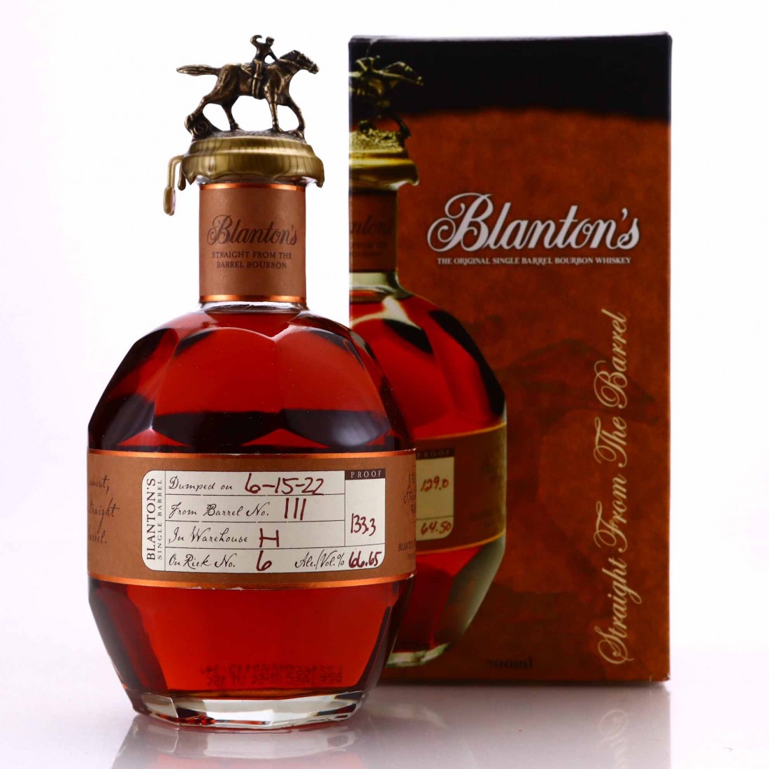 Blanton's Straight from the Barrel dumped 2022 70cl | Whisky Auctioneer