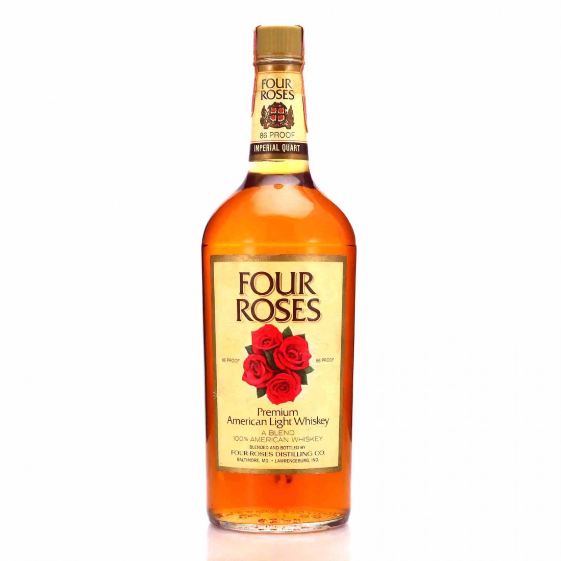 Four Roses Premium American Whiskey Quart 1974 | Whisky Auctioneer