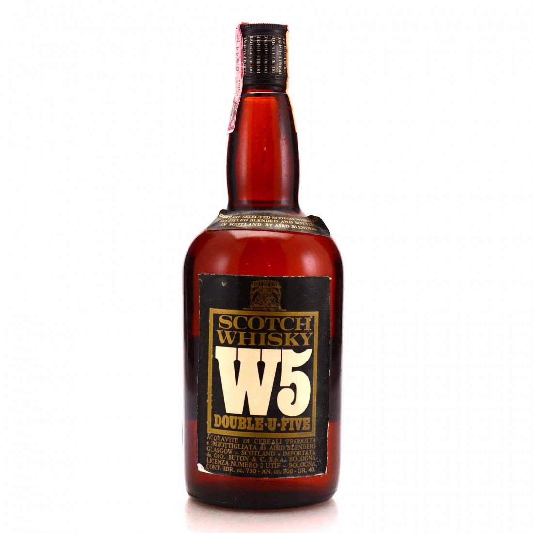 W5 Double U Five Scotch Whisky 1980s / Buton Import | Whisky Auctioneer