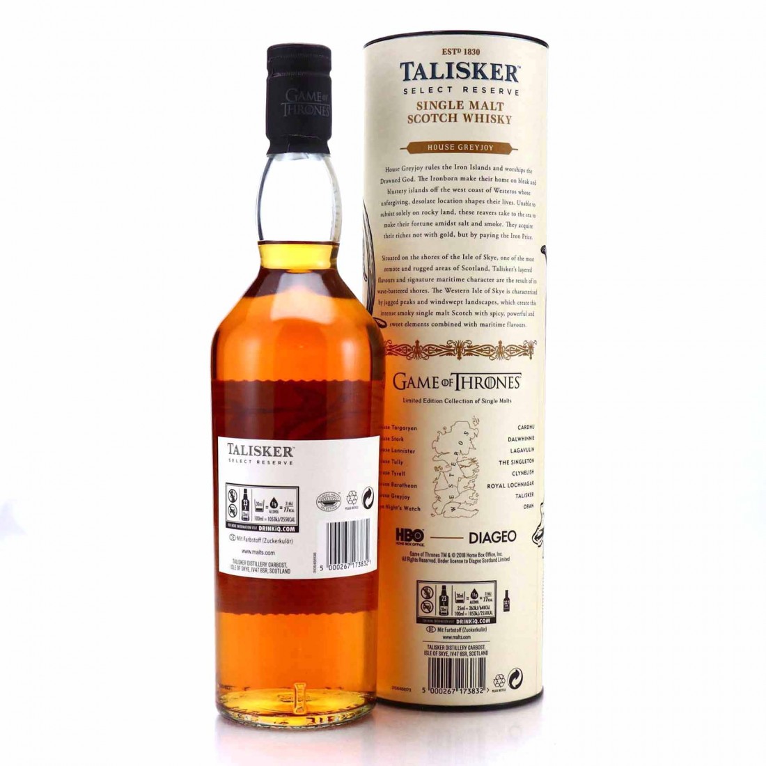 Talisker Select Reserve Game of Thrones / House Greyjoy | Whisky Auctioneer