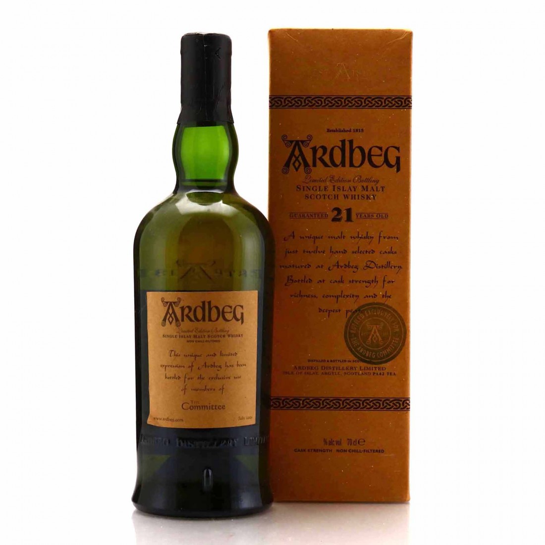 Ardbeg 21 Year Old Committee Release 2001 | Whisky Auctioneer