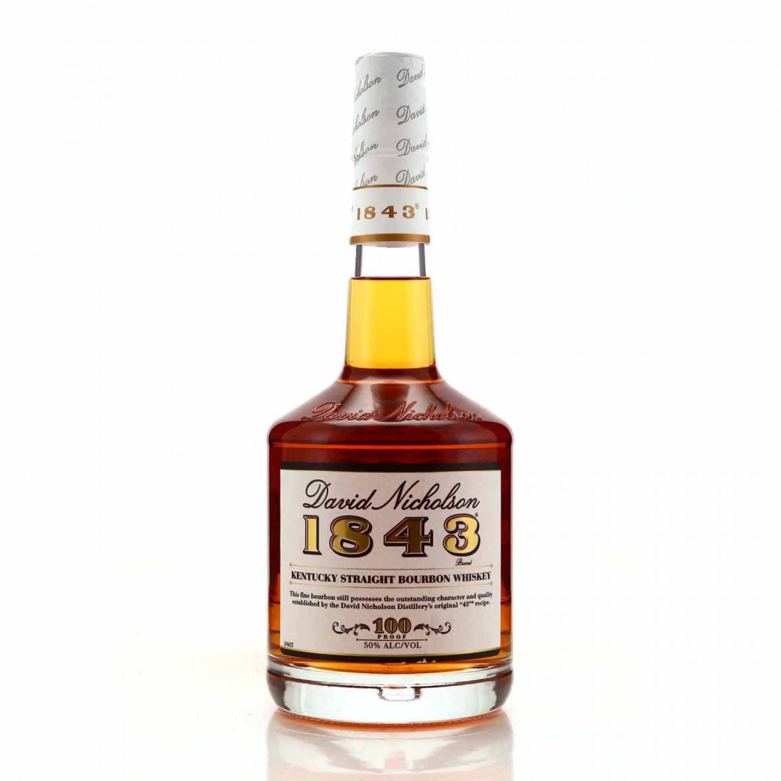 David Nicholson '1843' Kentucky Straight Bourbon 100 Proof 70cl ...