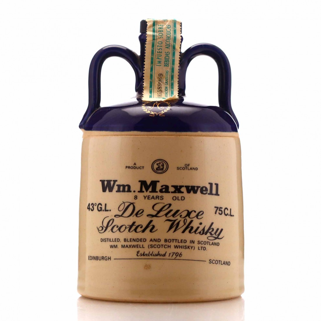 Wm. Maxwell 8 Year Old Decanter 1970s | Whisky Auctioneer