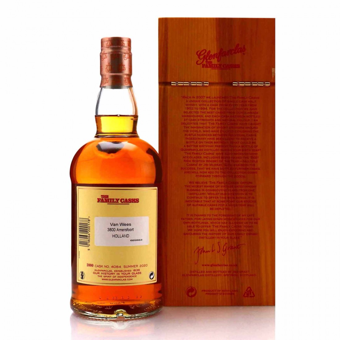 Glenfarclas 2000 Family Cask #4084 / Summer 2020 | Whisky Auctioneer
