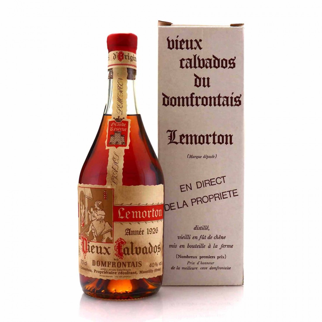 Lemorton Calvados-Domfrontais 1926 | Whisky Auctioneer