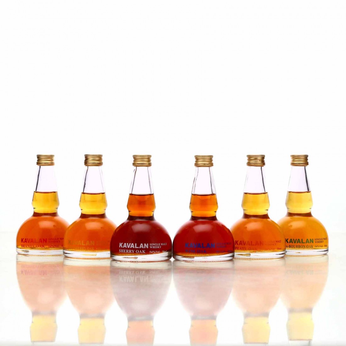 Kavalan Hexagon Pot Still Miniature Set 6 x 5cl | Whisky Auctioneer