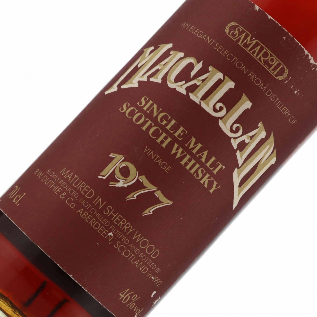 Macallan 1977 Samaroli Sherry Wood / Curved Distillery Label | Whisky ...