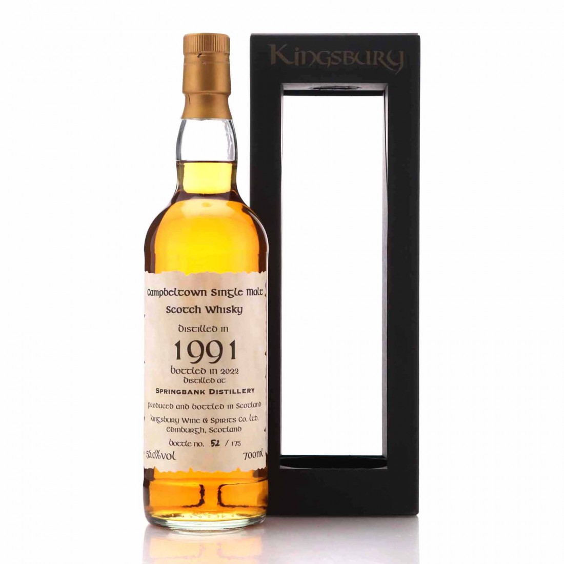 Springbank 1991 Kingsbury 30 Year Old Celtic Label | Whisky Auctioneer