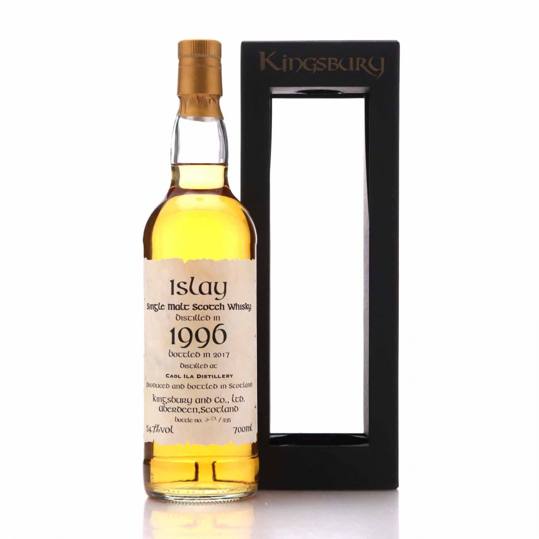 Caol Ila 1996 Kingsbury 21 Year Old Celtic Label #798 | Whisky Auctioneer