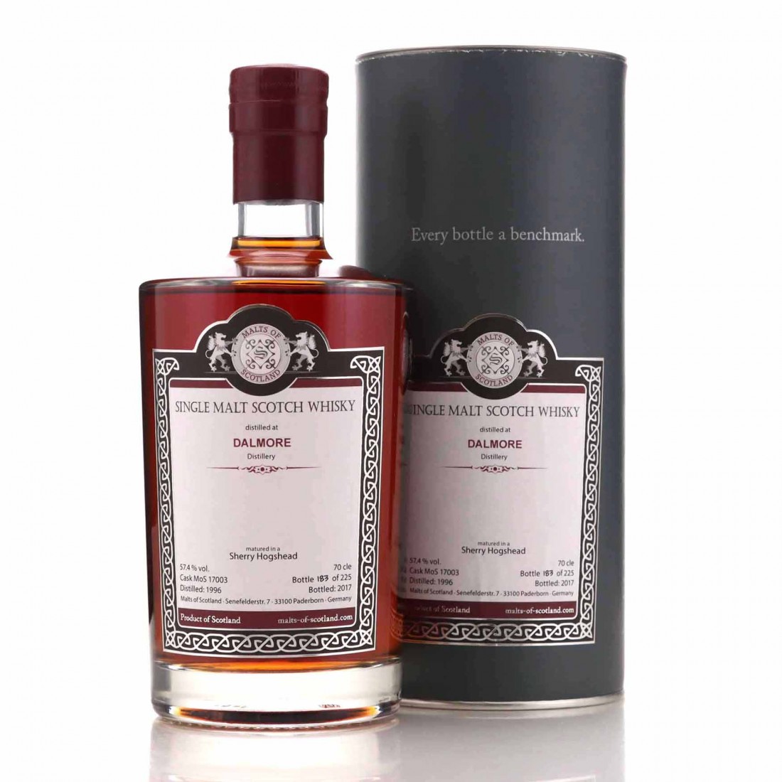 Dalmore 1996 Malts of Scotland Sherry Hogshead | Whisky Auctioneer