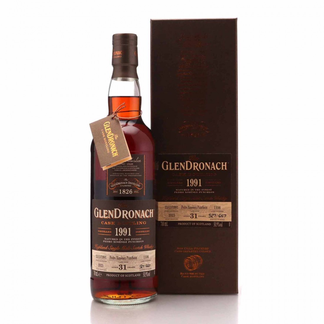 Glendronach 1991 Single PX Cask 31 Year Old #1106 | Whisky Auctioneer