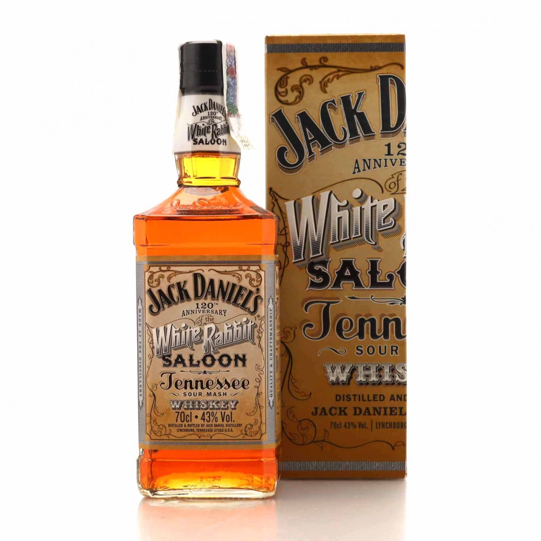 Jack Daniel's 120th Anniversary of White Rabbit Saloon 70cl | Whisky ...
