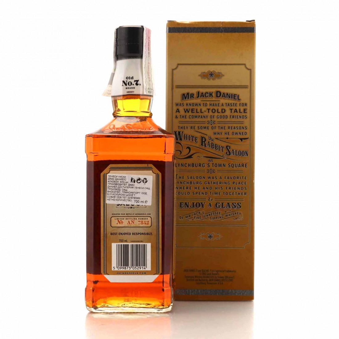 Jack Daniel's 120th Anniversary of White Rabbit Saloon 70cl | Whisky ...