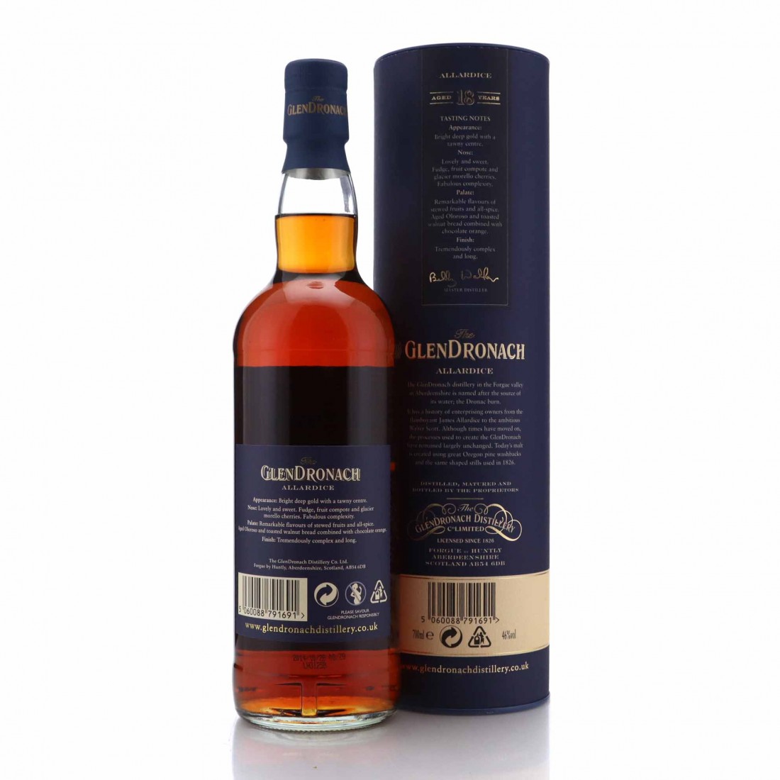Glendronach 18 Year Old Allardice 2014 Release | Whisky Auctioneer