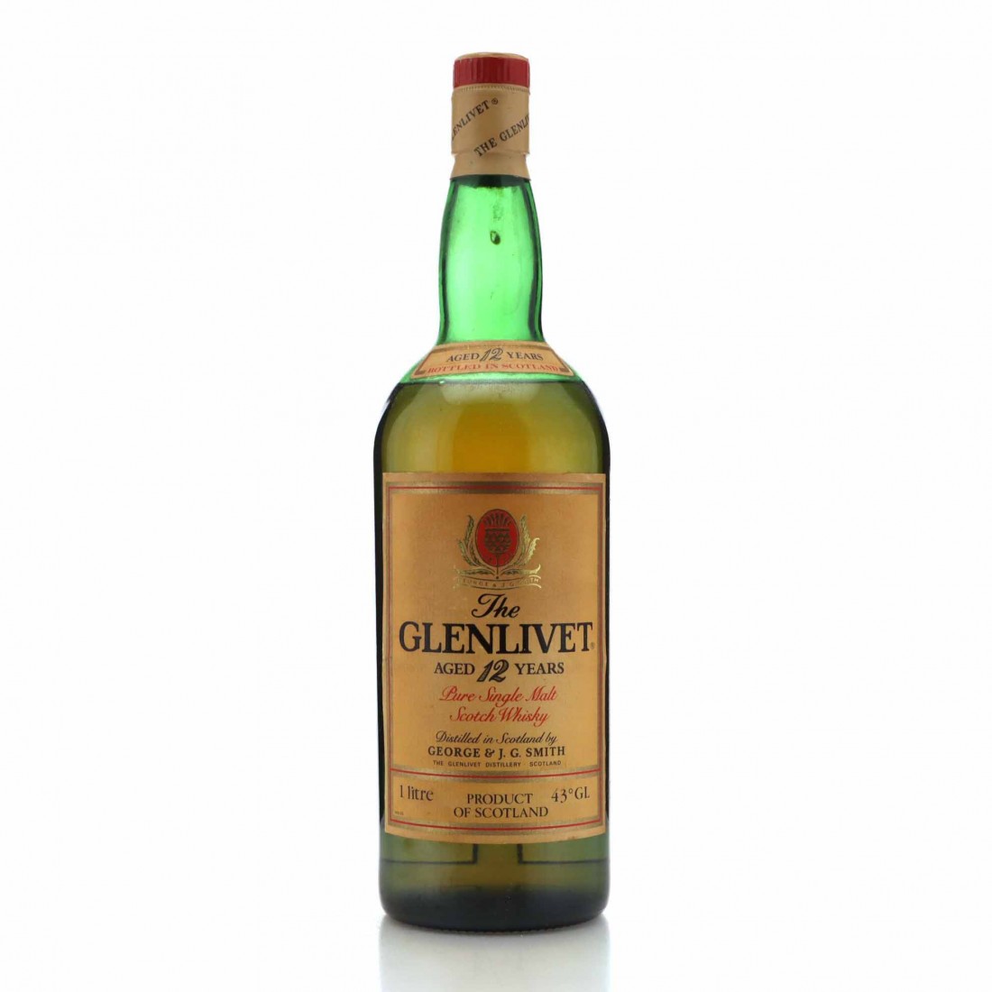 Glenlivet 12 Year Old 1 Litre 1980s | Whisky Auctioneer