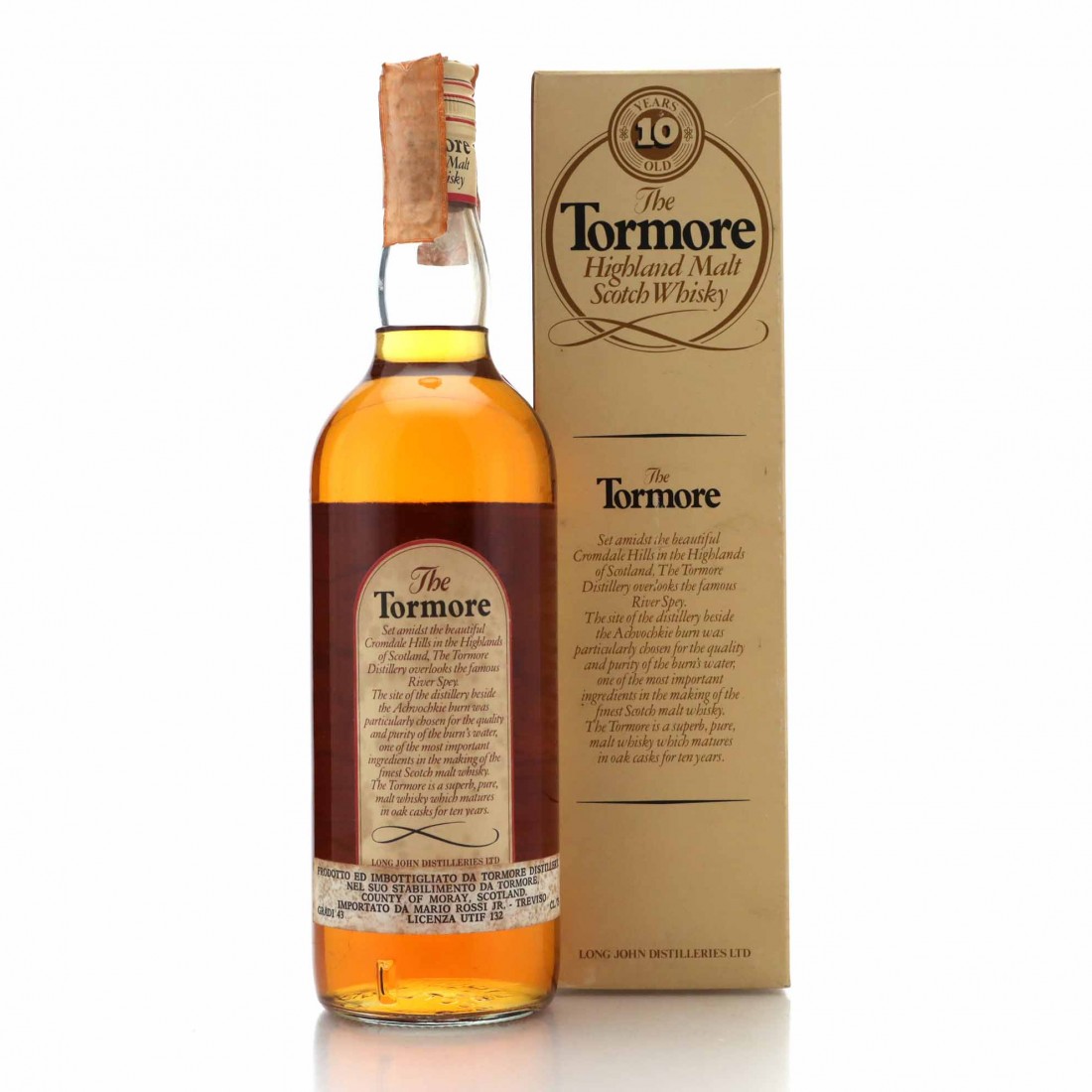 Tormore 10 Year Old 1970s / Rossi Import | Whisky Auctioneer