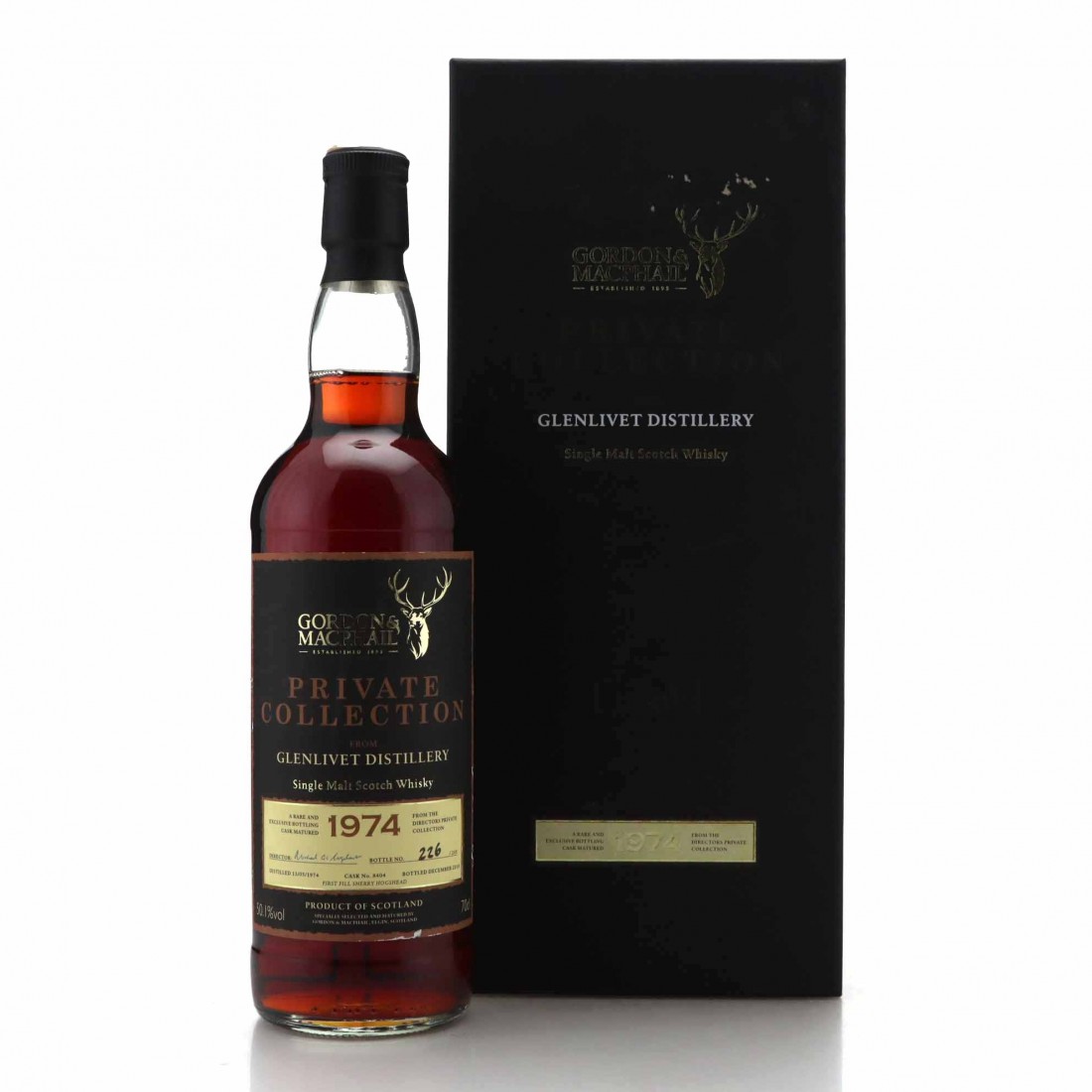 Glenlivet 1974 Gordon and MacPhail Private Collection | Whisky Auctioneer