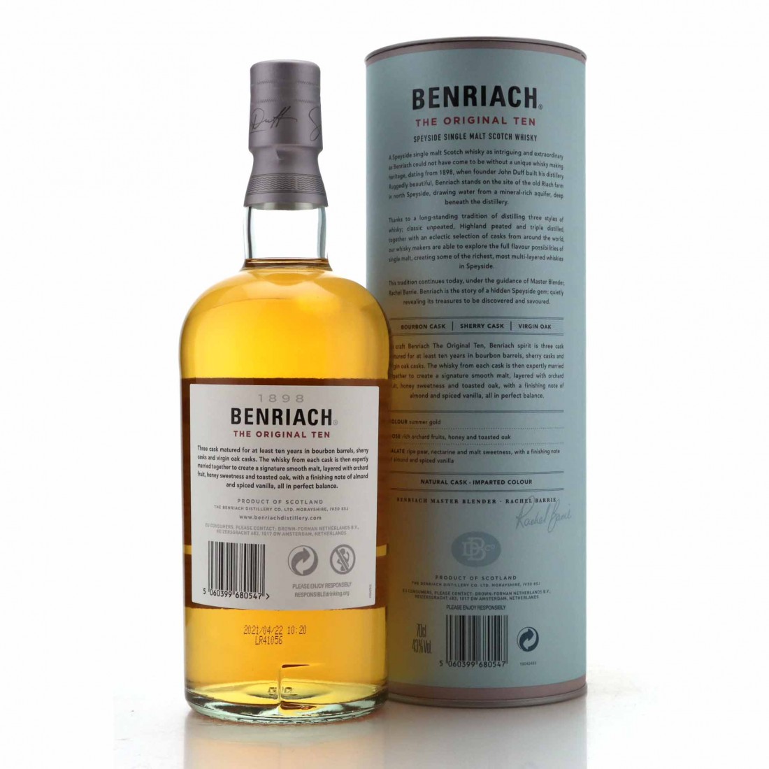 Benriach 10 Year Old The Original Ten Three Cask Matured | Whisky ...