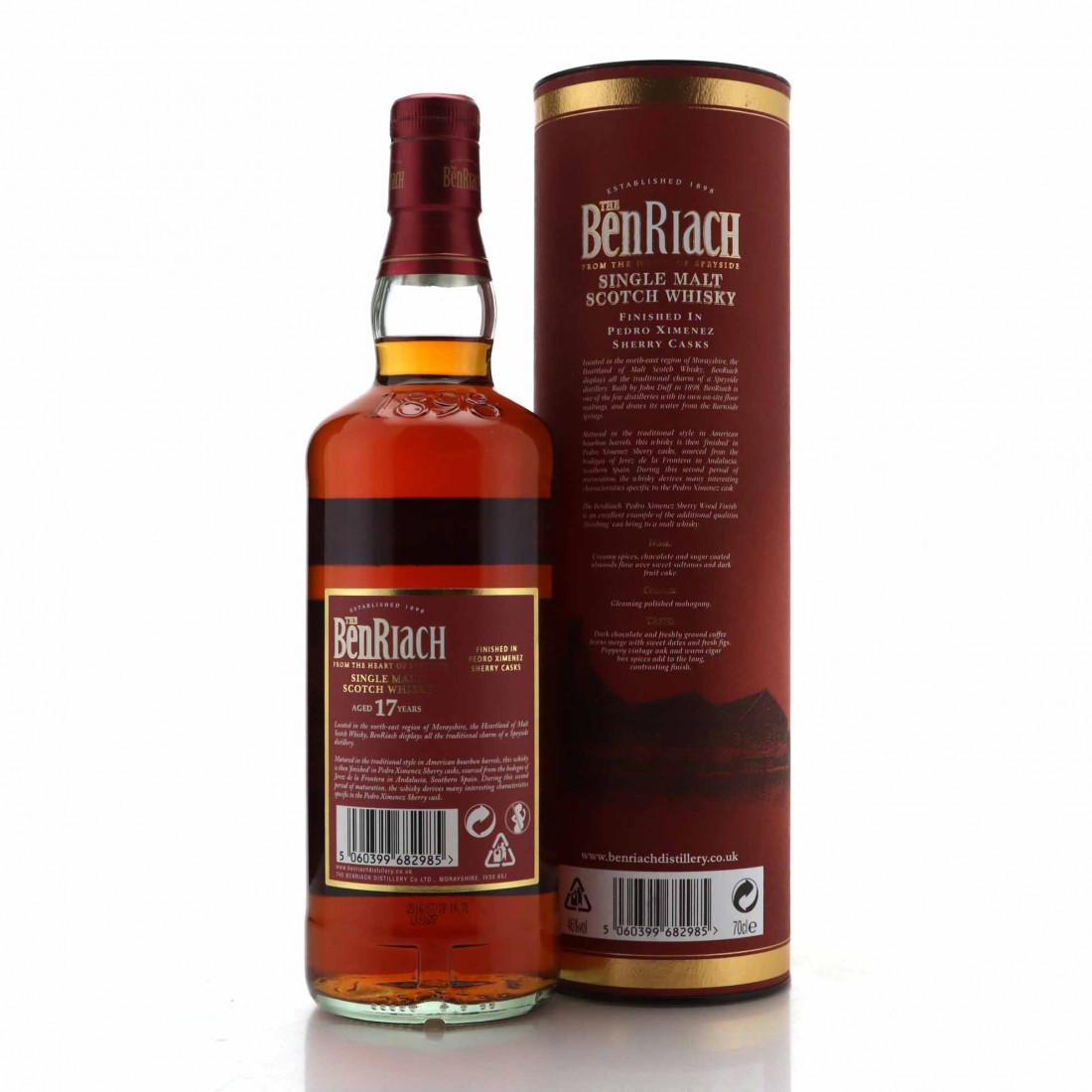 Benriach 17 Year Old PX Sherry Wood Finish | Whisky Auctioneer