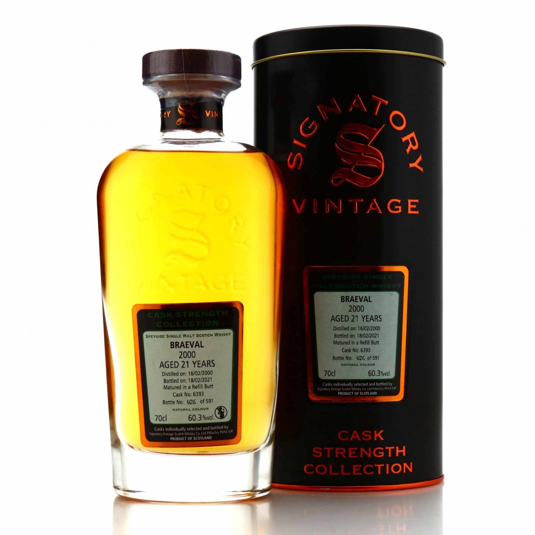 Braeval 2000 Signatory Vintage 21 Year Old Cask Strength | Whisky ... Braeval 2000 Signatory Vintage 21 Year Old Cask Strength | Whisky ...