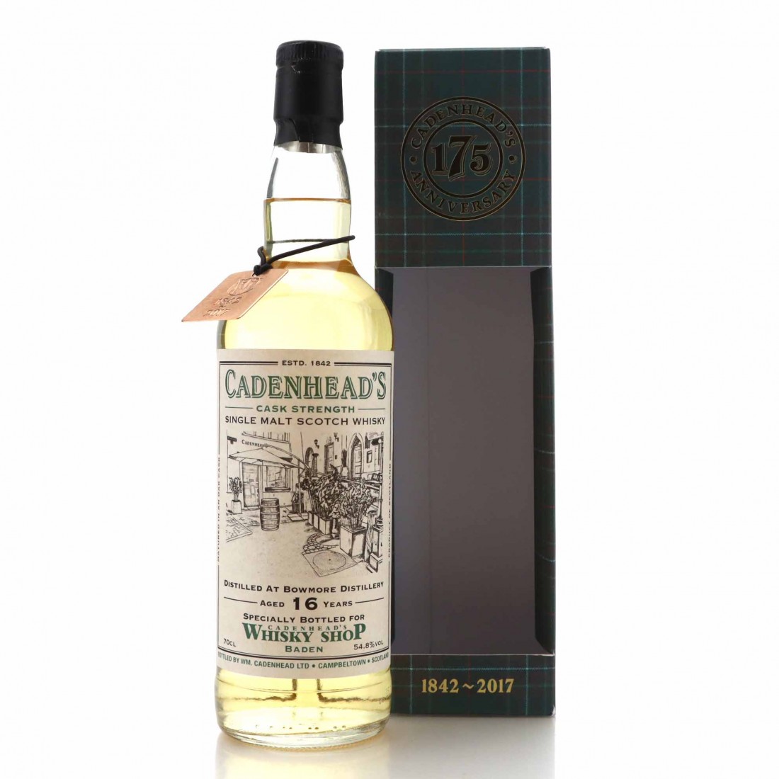 Bowmore 2001 Cadenhead's 16 Year Old / Baden Shop | Whisky Auctioneer