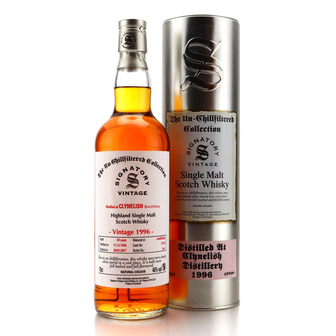 Clynelish 1996 Signatory Vintage 20 Year Old | Whisky Auctioneer